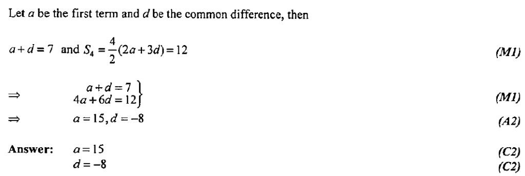 IBDP Past Year Exam Questions – Sequences and Series – IBDP Math HL/SL