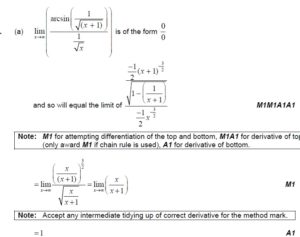 IBDP Past Year Exam Questions – Limits – IBDP Math HL/SL