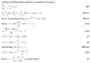 IBDP Past Year Exam Questions – Differential Equations – IBDP Math HL/SL