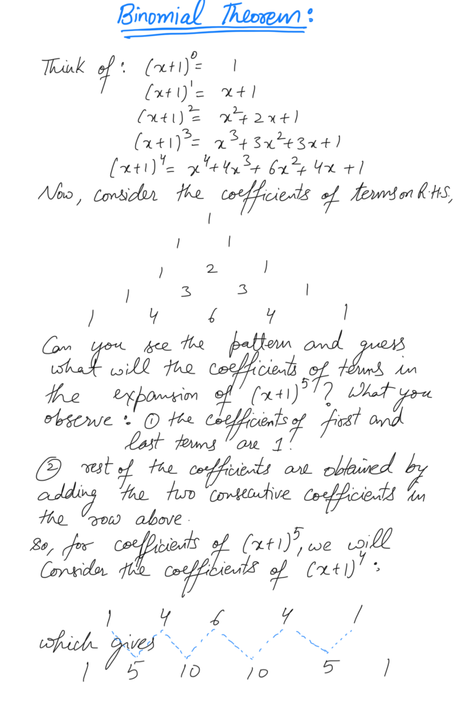 Notes – Binomial Theorem – IBDP Math HL/SL
